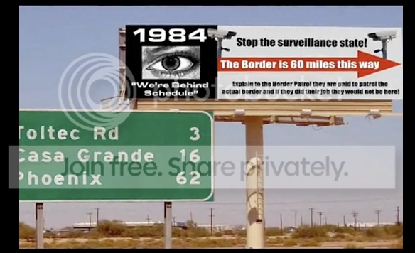 Help post a giant bulletin board sign over NAZI border checkpoints ...
